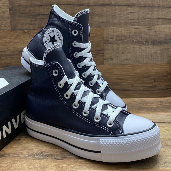 Converse | Shoes | Leather Platform Converse Ctas High Top | Poshmark